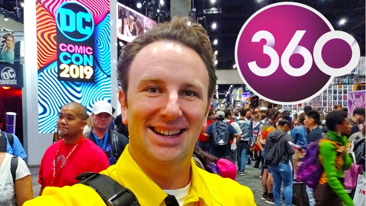 San Diego Comic Con 2019 Exhibit Hall Tour in 360° Video - Yellow ...