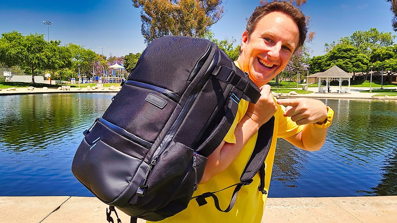 SANDMARC TRAVEL BACKPACK Review - Made for Phone Camera Gear - Yellow ...